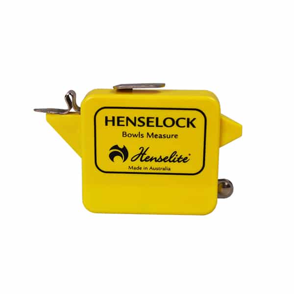 Henselite Henselock Measure - Yellow – Bowls New Zealand Shop