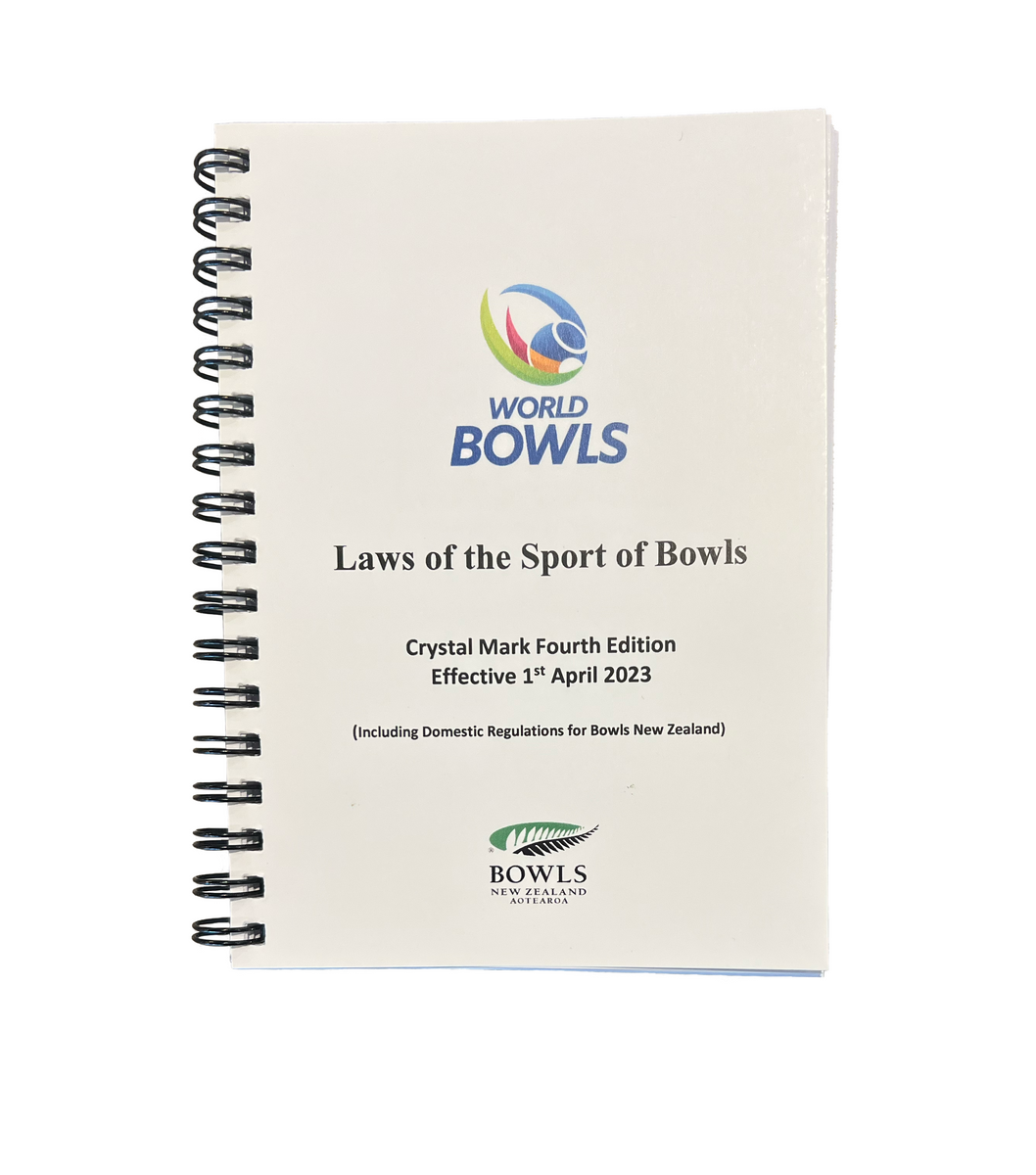 World Bowls Law Book – Bowls New Zealand Shop